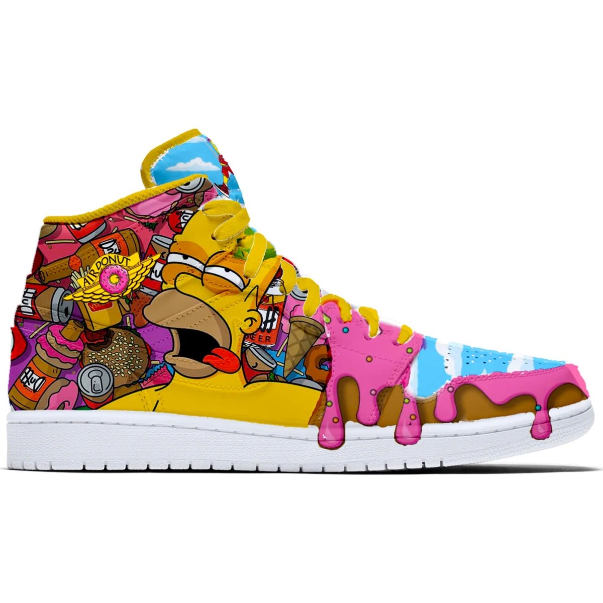 AJ1 x Homer Simpson x Doughnuts